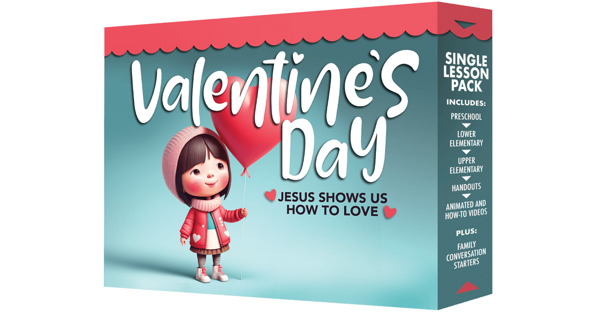 Valentine's Day Children's Bible Lesson Plan from Sermons4Kids.com | S...