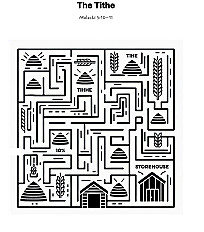 The Tithe - Word Search | Children's Sermons from Sermons4Kids.com | S...