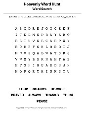Holy Spirit Word Search Sunday School Resources | Sermons4kids.com | S...
