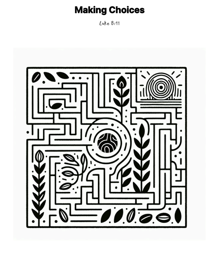 Making Choices maze | Children's Sermons from Sermons4Kids.com | Sermo...