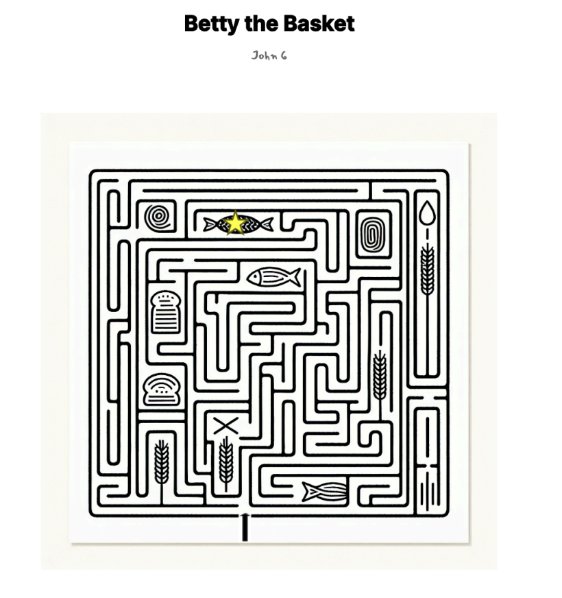 Betty the Basket maze | Children's Sermons from Sermons4Kids.com | Ser...
