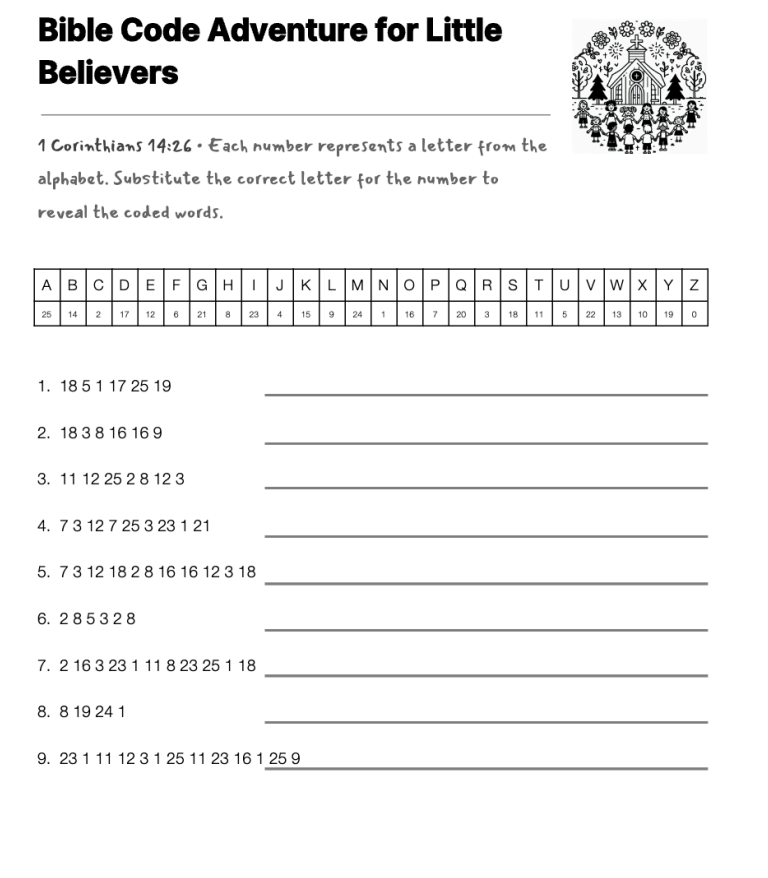 Worship Hero decoder | Children's Sermons from Sermons4Kids.com | Serm...