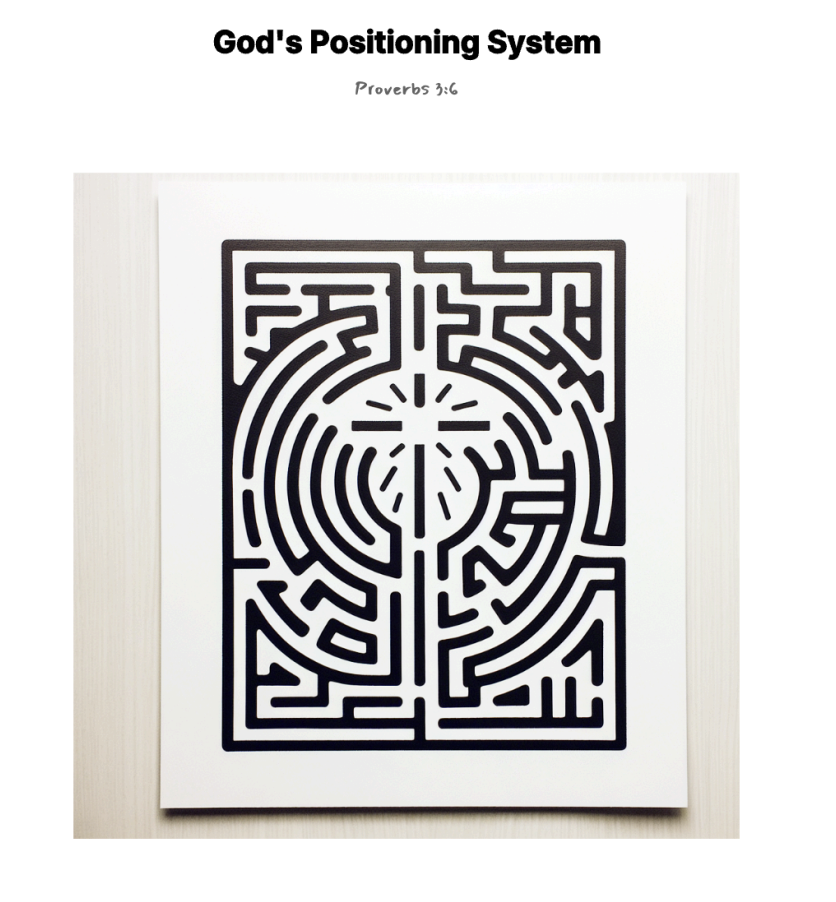 God's Positioning System maze | Children's Sermons from Sermons4Kids.c...