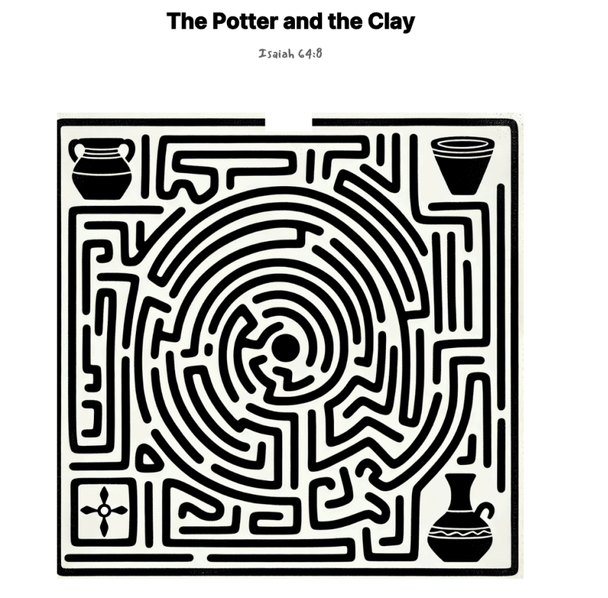 The Potter and the Clay maze | Children's Sermons from Sermons4Kids.co...