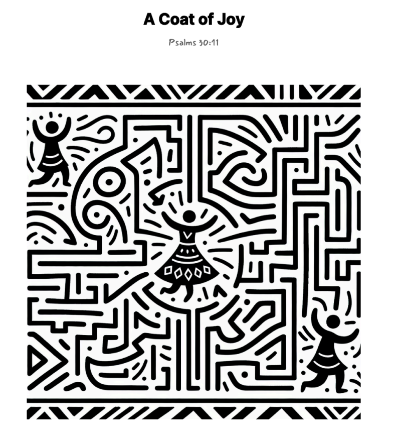 A Coat of Joy maze | Children's Sermons from Sermons4Kids.com | Sermon...