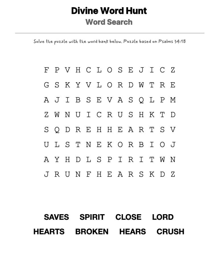 Stained Glass Windows word-search | Children's Sermons from Sermons4Ki...