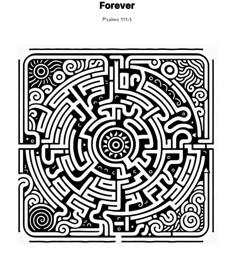 Forever maze | Children's Sermons from Sermons4Kids.com | Sermons4Kids