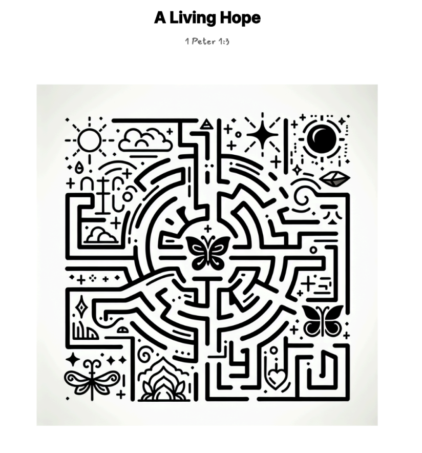 A Living Hope maze | Children's Sermons from Sermons4Kids.com | Sermon...