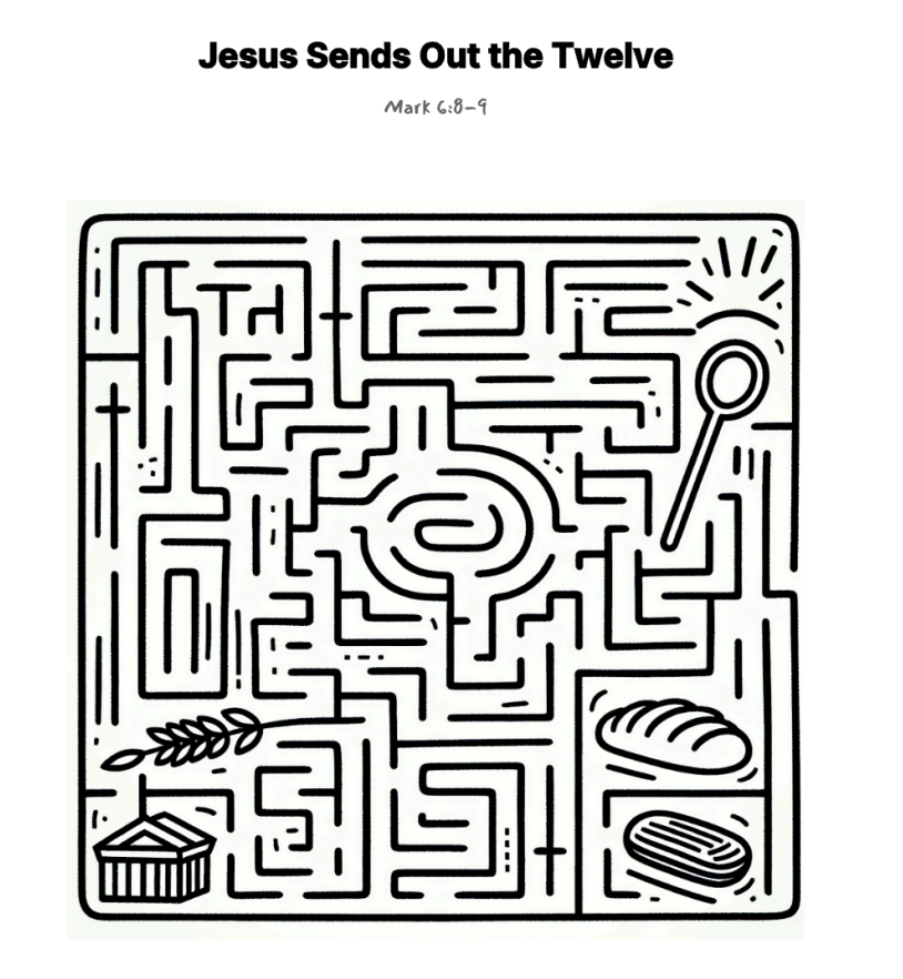 Jesus Sends Out the Twelve | Children's Sermons from Sermons4Kids.com...