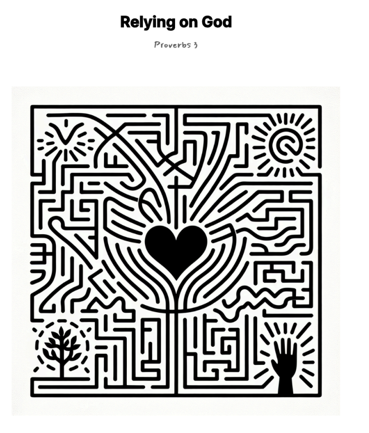 Relying on God maze | Children's Sermons from Sermons4Kids.com | Sermo...