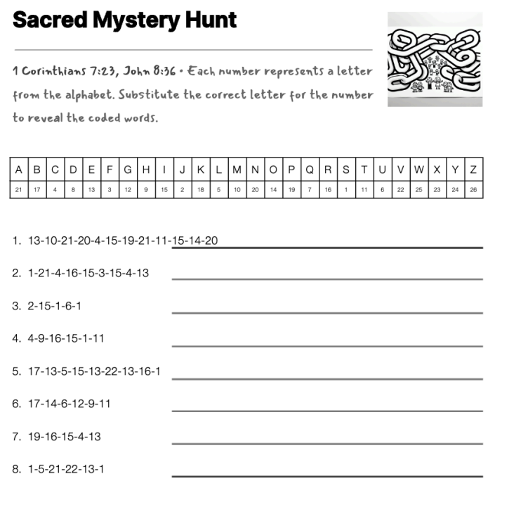 Remembrance Day decoder | Children's Sermons from Sermons4Kids.com | S...