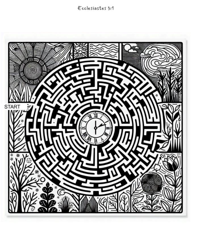 In God's Time maze | Children's Sermons from Sermons4Kids.com | Sermon...