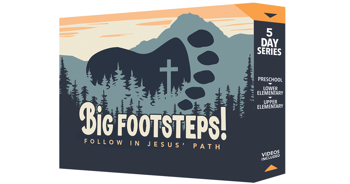 Big Footsteps! Follow in Jesus' Path - Children's Lesson Pack from Ser...